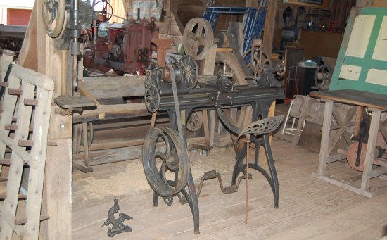 Documentary-Barns-treadle-lathe-jig-saw-table-saw-grinder-shaper ...