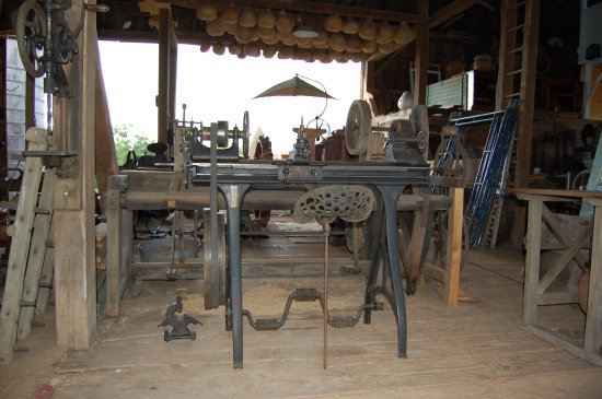 Documentary-Barns-treadle-lathe-jig-saw-table-saw-grinder-shaper ...