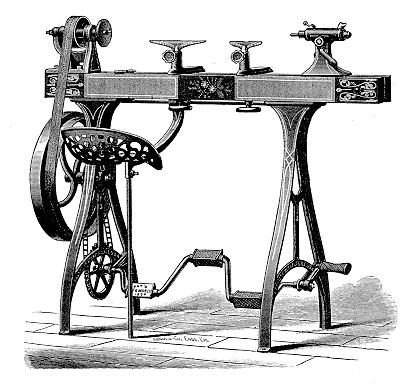 Documentary-Barns-treadle-lathe-jig-saw-table-saw-grinder-shaper ...